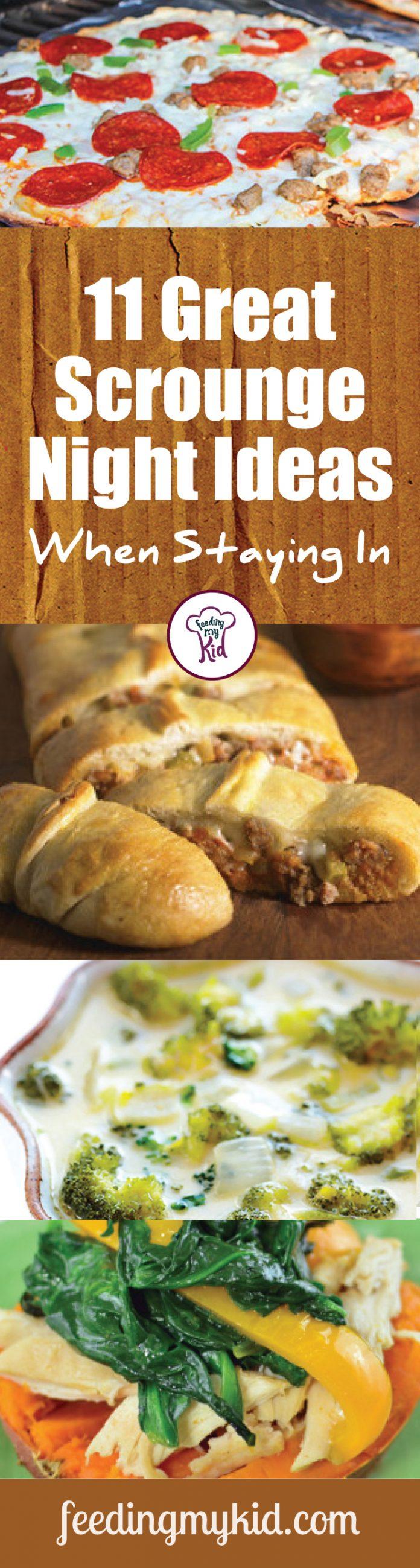 11 Great Scrounge Night Ideas When Staying In - Feeding My Kid